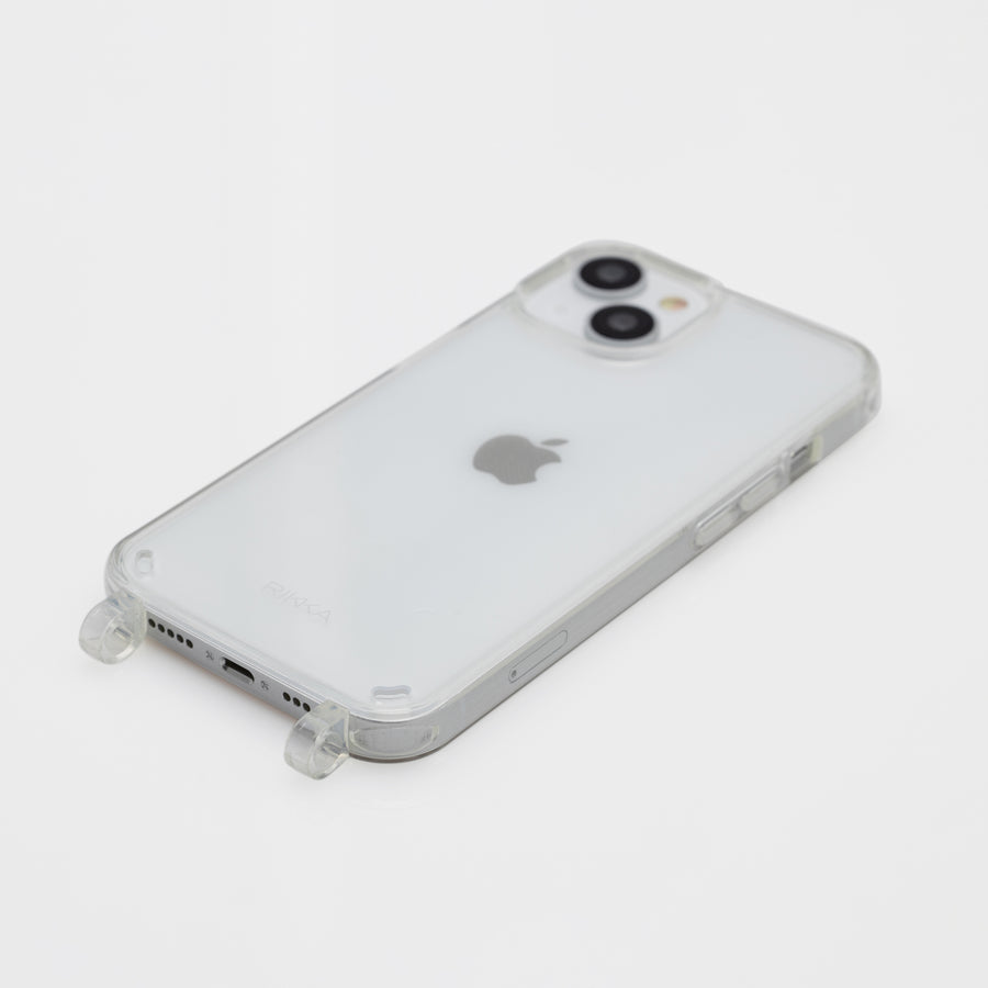 Crystal Clear Phone Case with Adjustable Strap | Rikka Design – Rikkadesign