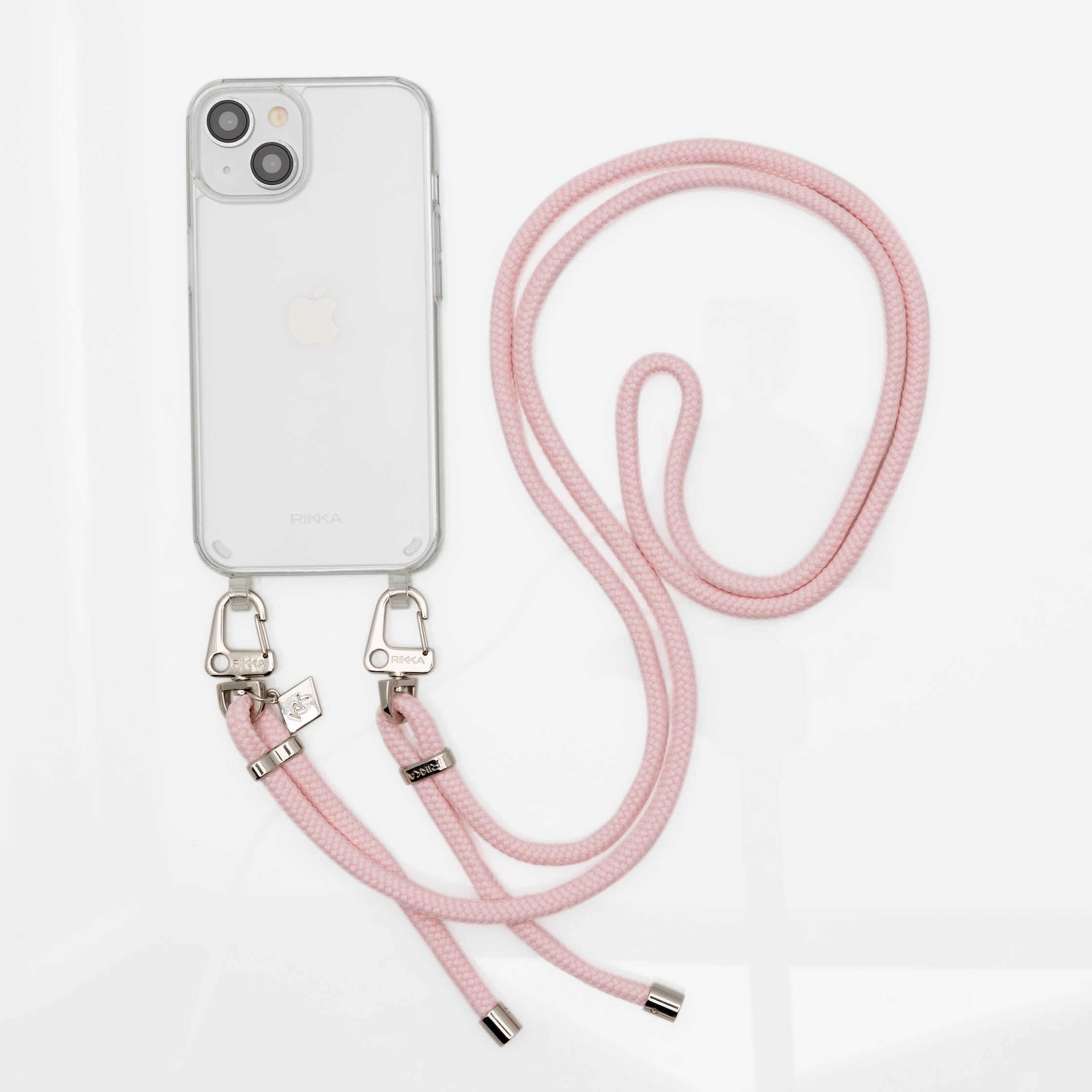 Pink Ice Phone Case with Adjustable Strap - Stylish & Secure – Rikkadesign